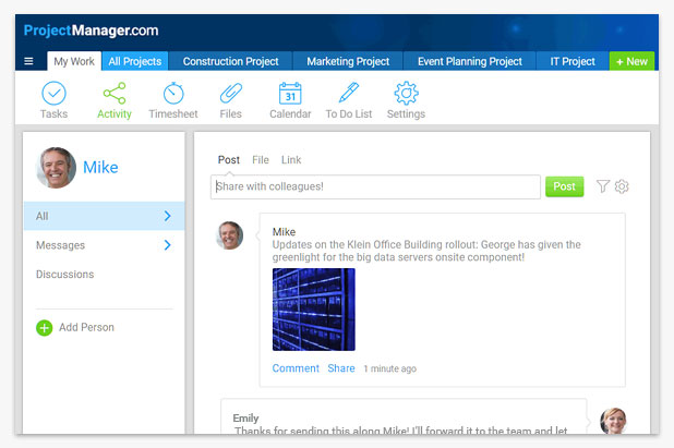 Project Collaboration Software - ProjectManager.com