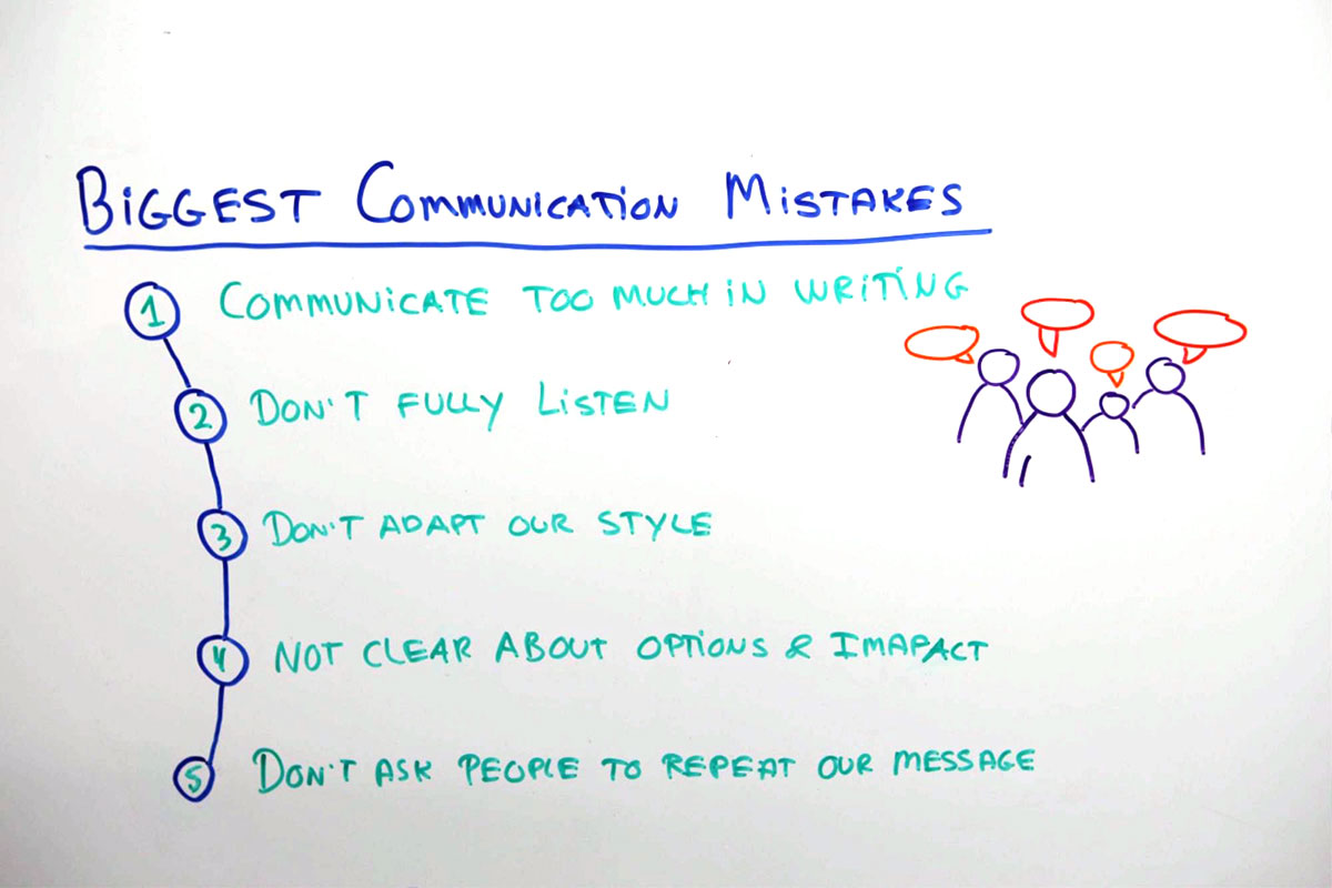 Biggest Communication Mistakes - Leadership Training Biggest Communication Mistakes - Leadership Training