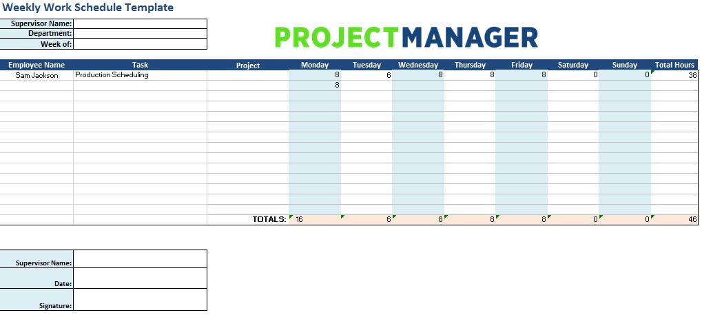Project Scheduling Templates Free Excel Downloads 