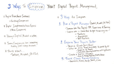 3 Ways to Improve Your Digital Project Management