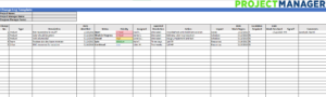 Change Log Template (Free Excel Download) - ProjectManager