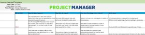 Free Lessons Learned Template for Excel - ProjectManager.com
