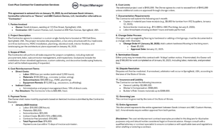 Cost-Plus Contract In Construction: A Quick Guide - ProjectManager