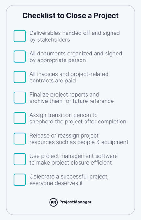 7 Steps to Project Closure (Checklist Included)
