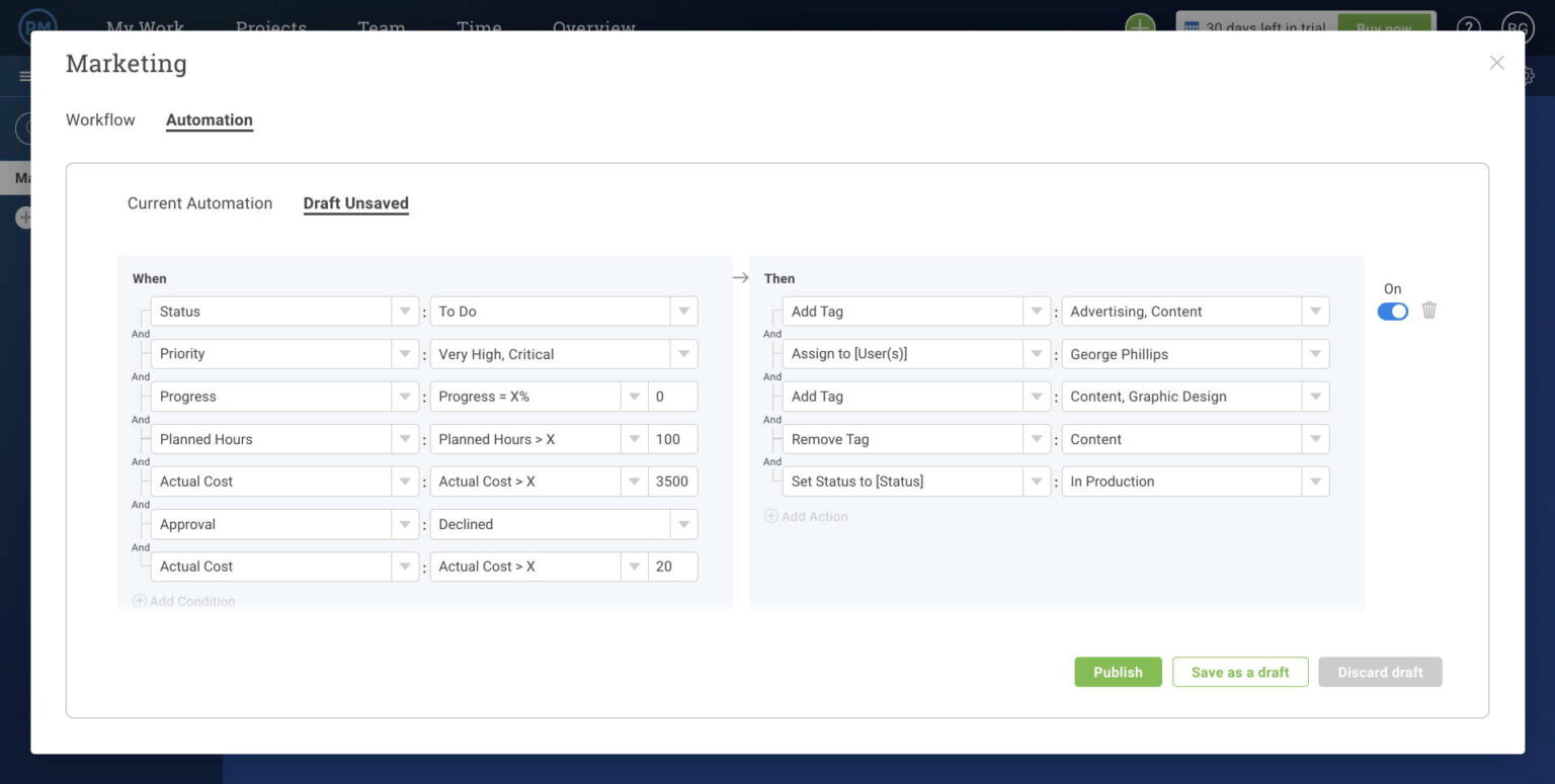 Product Update: Get More Done with Automation & New Custom Workflows! - ProjectManager