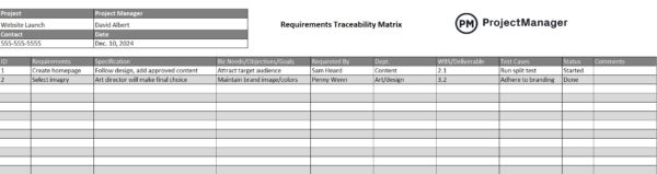How to Make a Requirements Traceability Matrix (RTM)