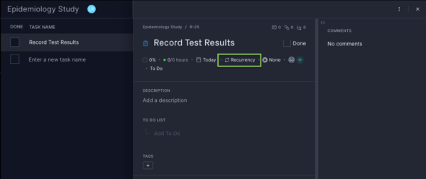 Managing Recurring Tasks In Project Management