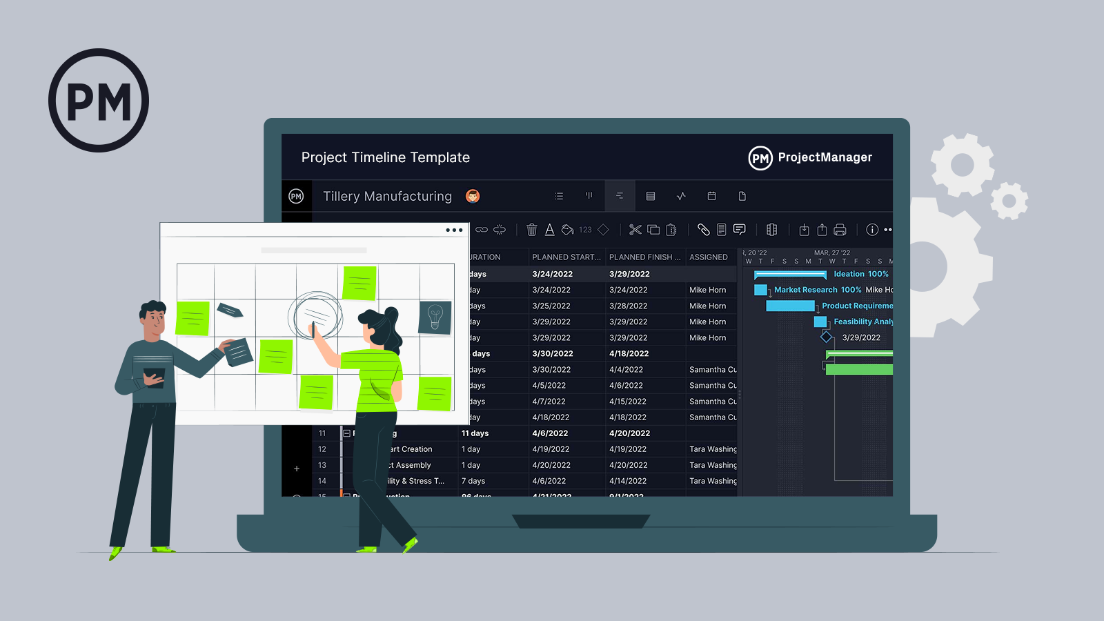 Project Timeline Template For Excel Free Download Projectmanager