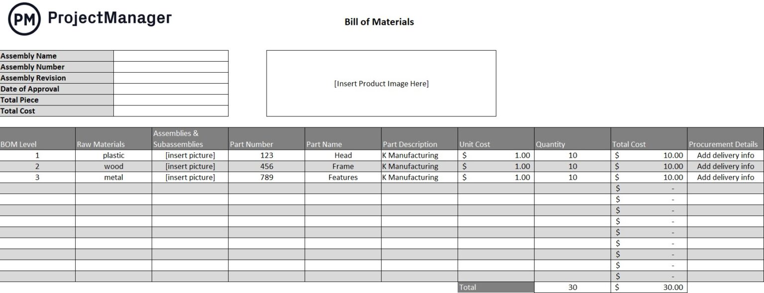 18 Free Manufacturing Excel Templates (Download Now)