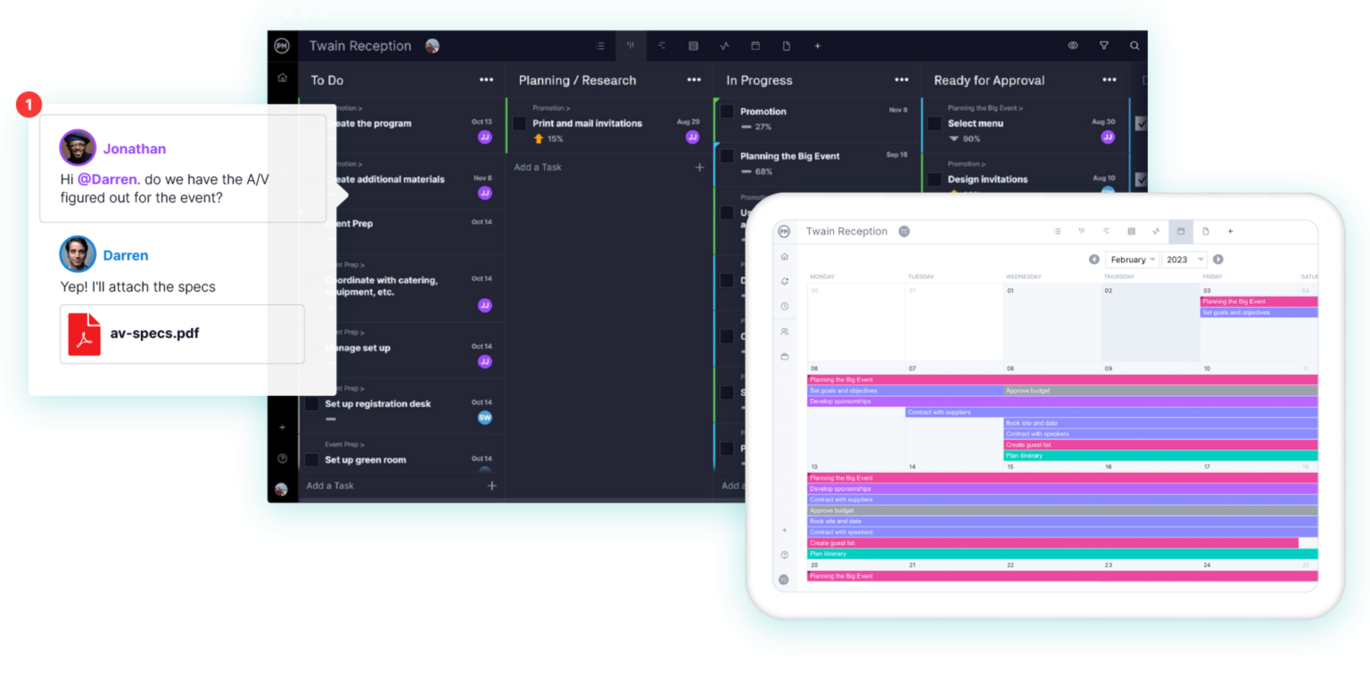 Event Project Management Software - ProjectManager
