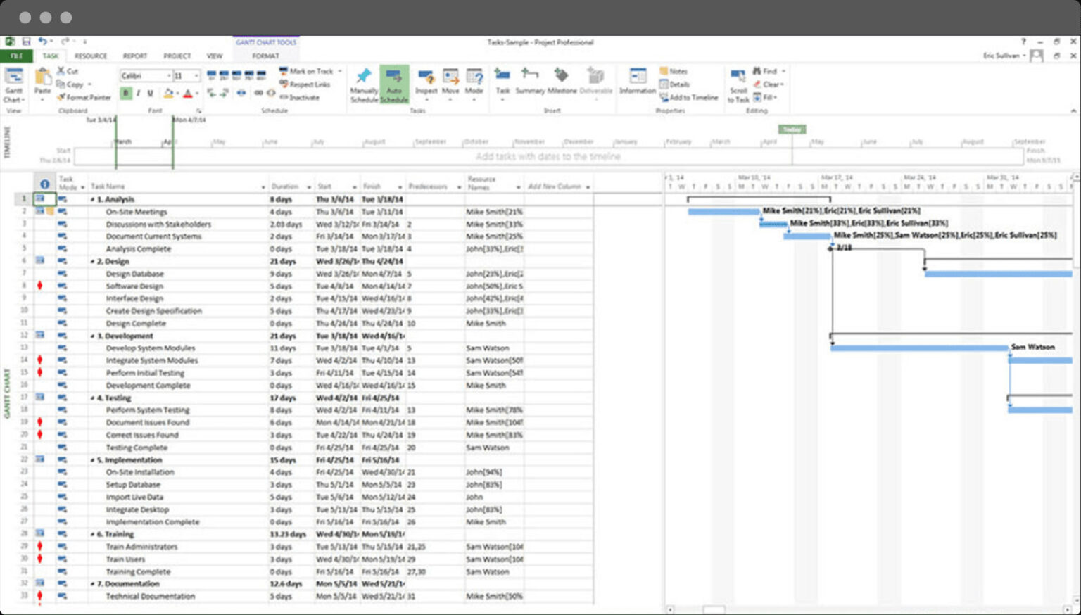Microsoft Project Integration - ProjectManager