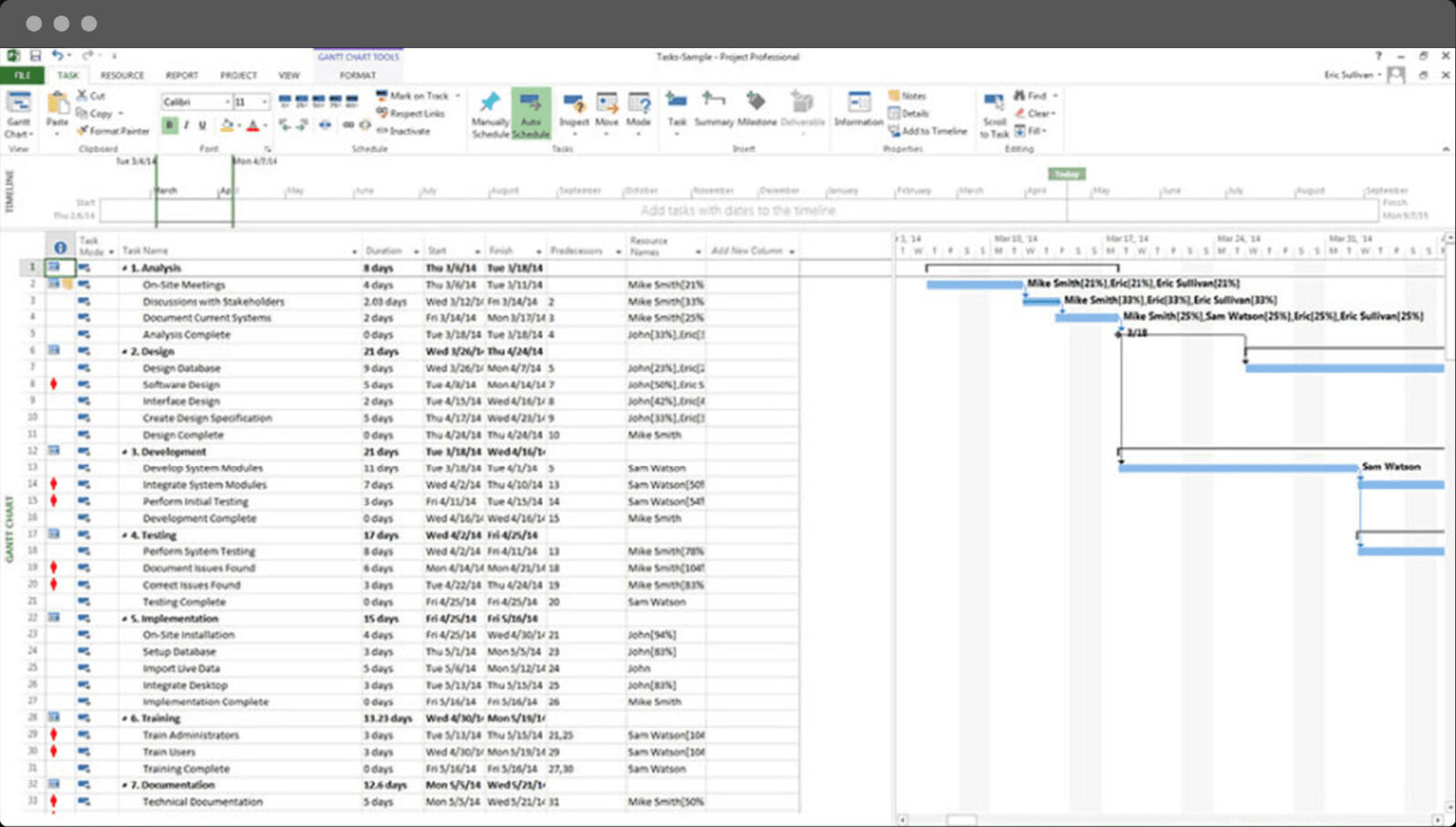 Microsoft Project Integration - ProjectManager