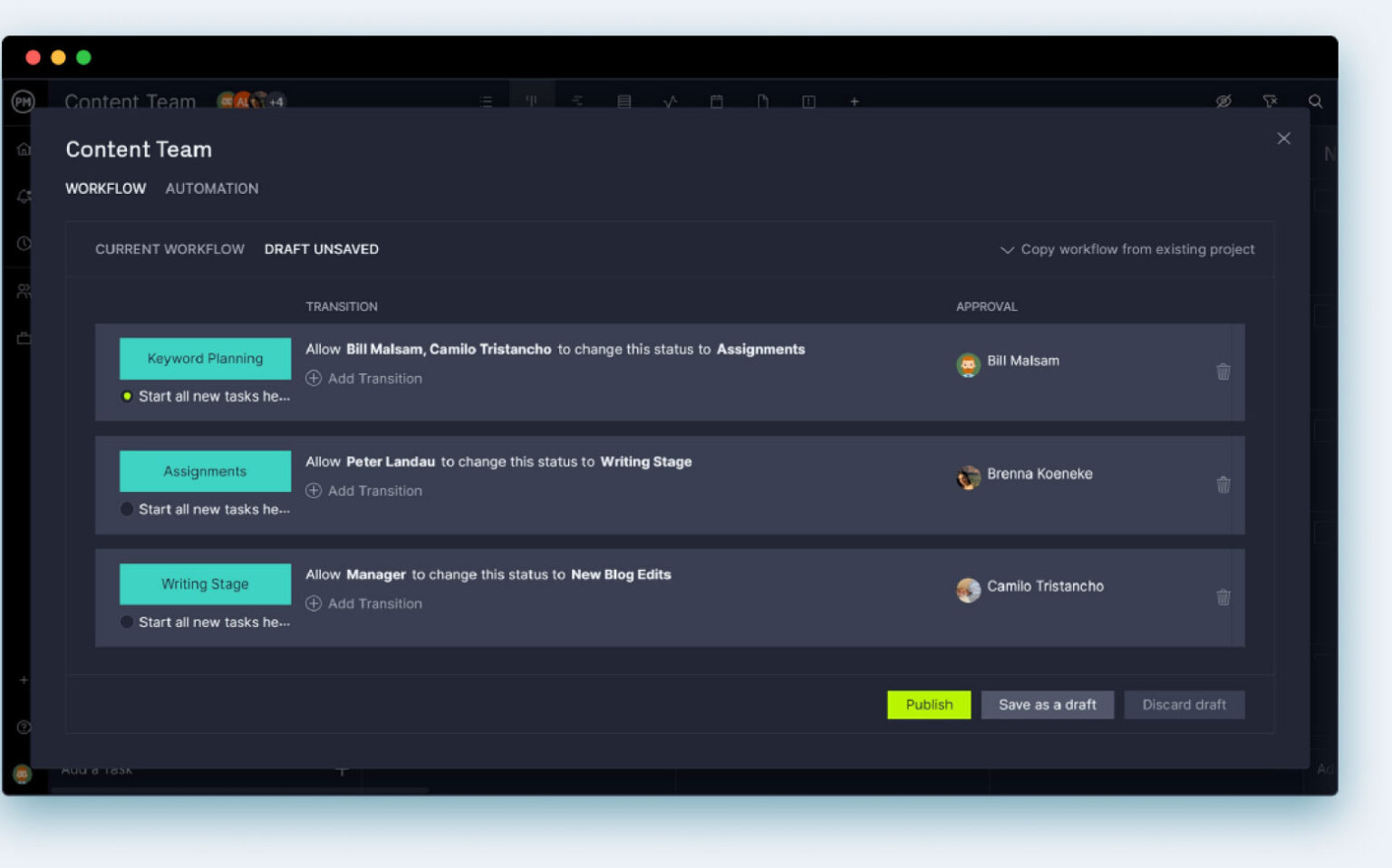 Project Workflow Software - ProjectManager
