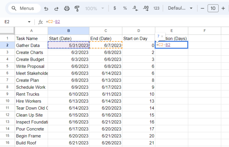 How to Make a Gantt Chart in Google Docs (Template Included) - ProjectManager