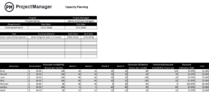 Capacity Planning Template for Excel (Free Download)