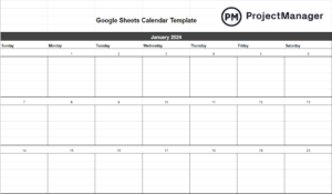 Google Sheets Calendar Template (2024): Manage Business Schedules ...