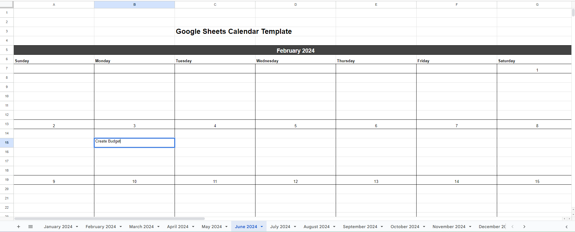 Google Sheets Calendar Template (2024): Manage Business Schedules ...