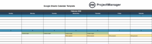 Google Sheets Calendar Template (2026): Manage Business Schedules ...