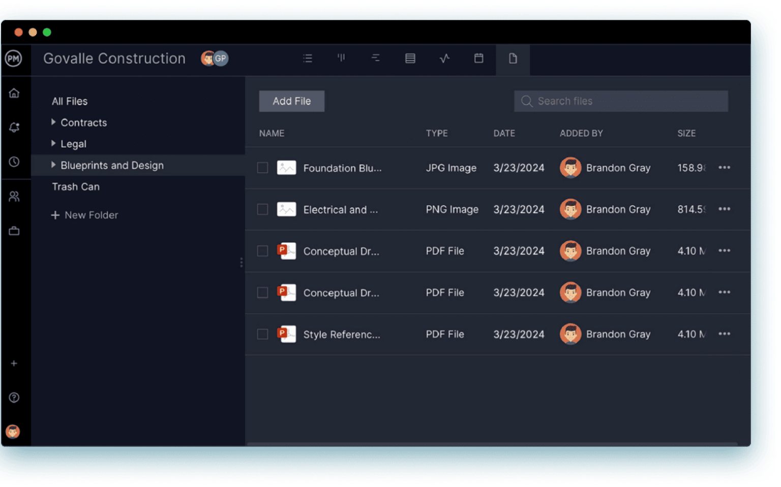 Construction Project Management Software - ProjectManager