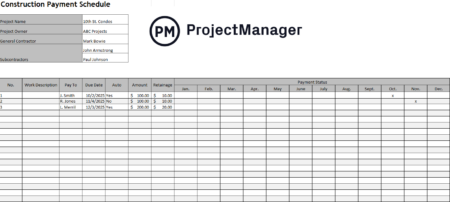 How to Make a Contractor Payment Schedule in Construction (Template ...