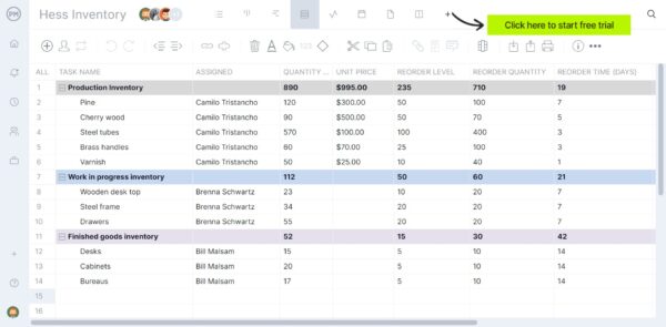 7 Free Inventory Templates: Spreadsheets, Lists & More