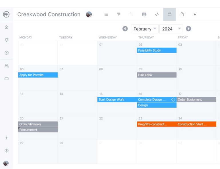 Project Scheduling Software - ProjectManager