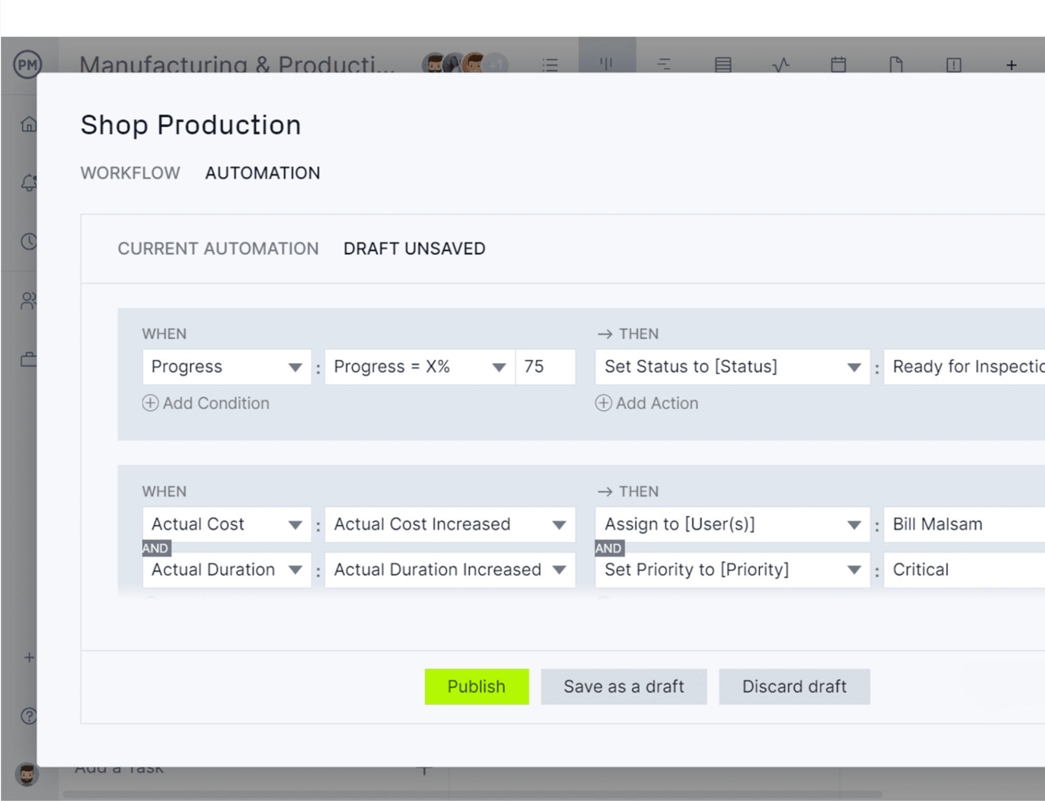 Project Workflow Software - ProjectManager