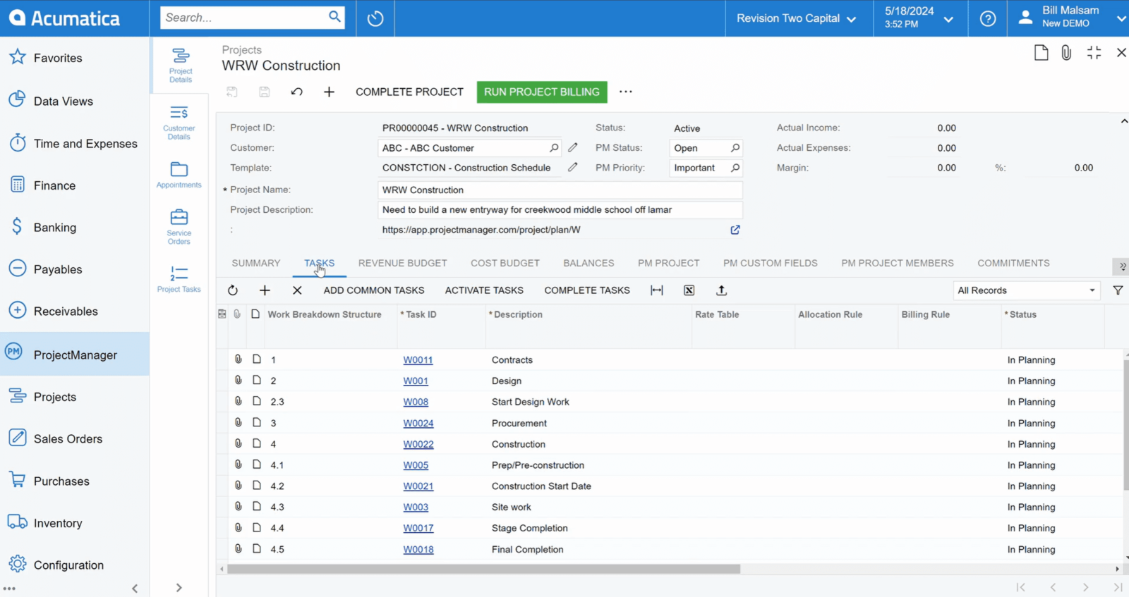 Acumatica Construction Edition: Key Features and Integrations