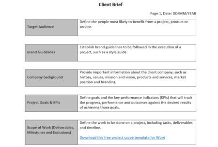 How to Write a Client Brief (Example & Template Included)