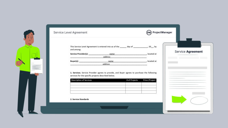 Free Service-Level Agreement Template - ProjectManager
