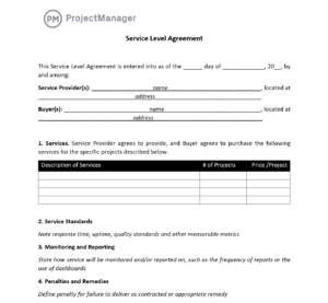 What Is a Service-Level Agreement? (Example & Templates Included)