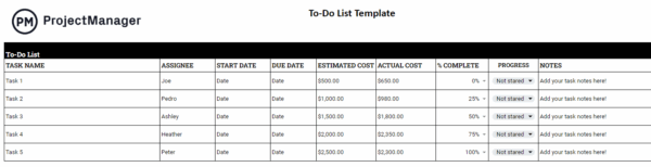 Google Sheets To-Do List Template: Free Template & Walkthrough