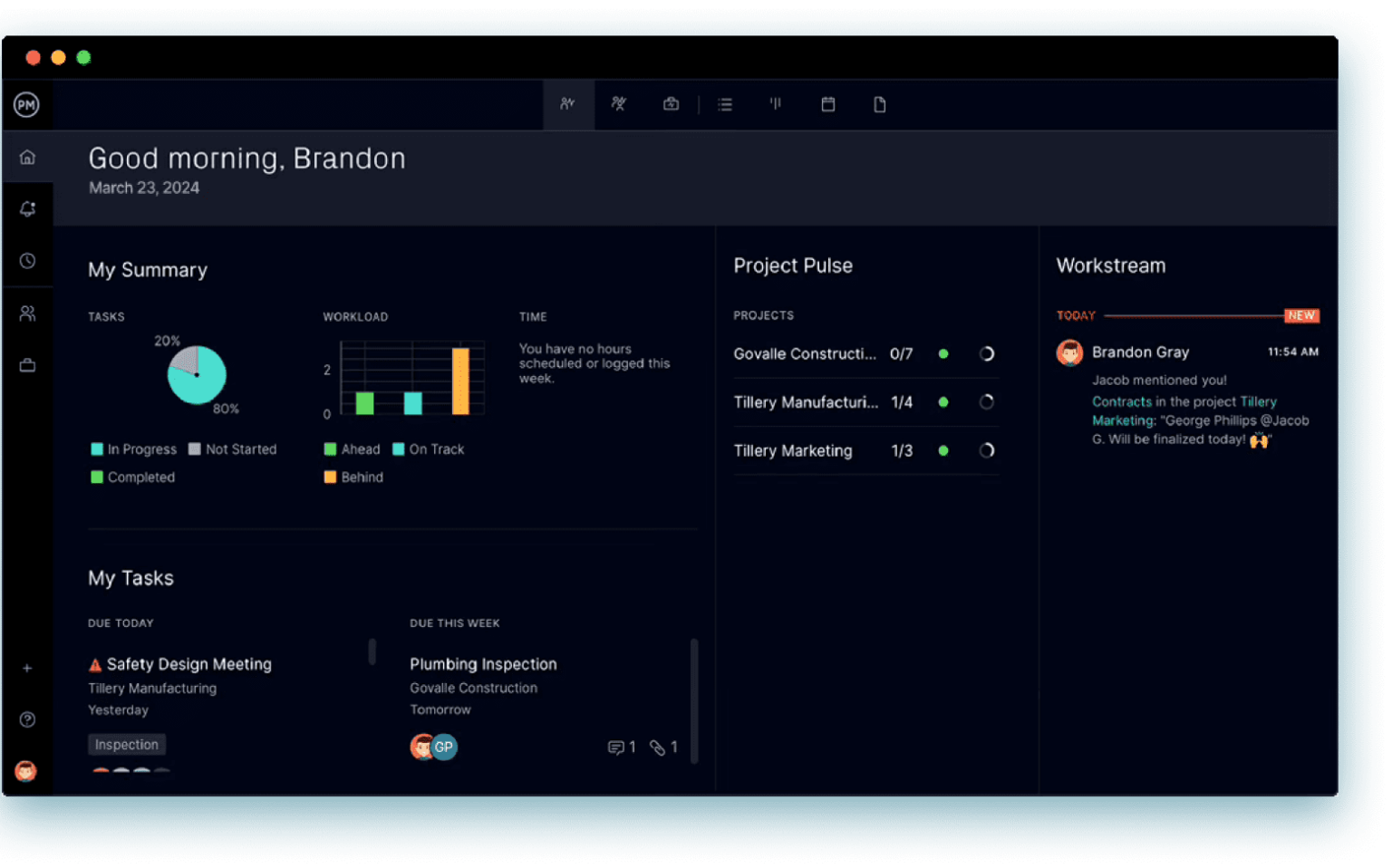 PMO Software - ProjectManager