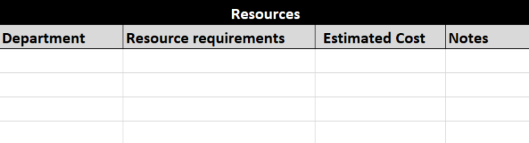 Contingency Plan Template for Excel (Free Download)