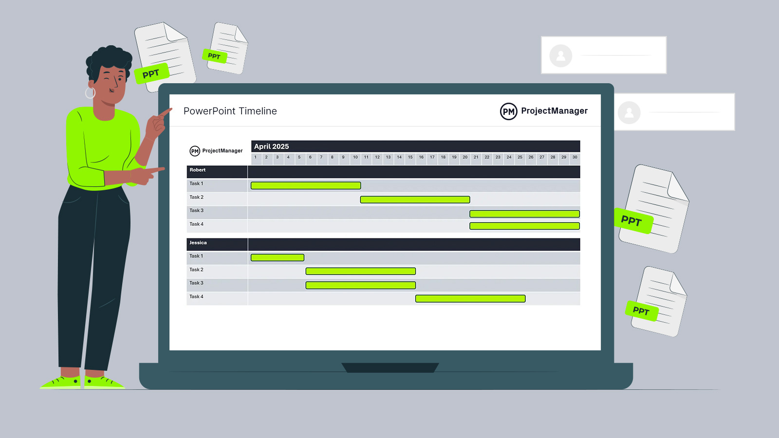 PowerPoint Timeline Template - ProjectManager