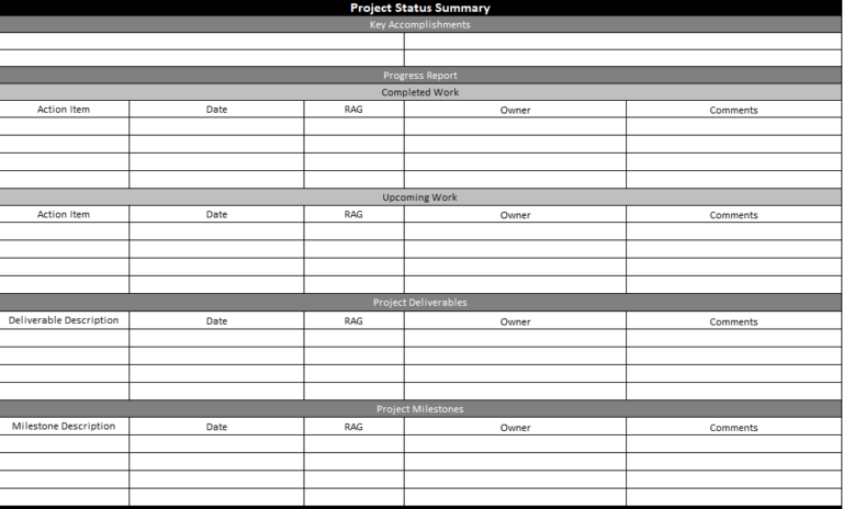 10 Free Project Portfolio Management Templates for Excel & Word