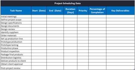 Project Timeline Template for Excel - Free Download - ProjectManager