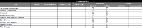 Event Plan Template - ProjectManager