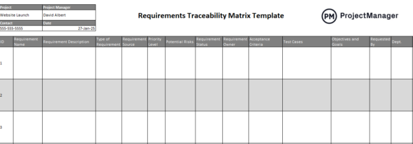 How to Make a Requirements Traceability Matrix (RTM)