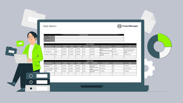 Daily Report Template for Excel (Free Download)
