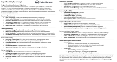 Feasibility Report in Project Management (Example & Sample Included)