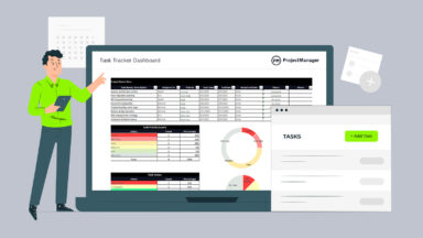 Task Tracker Dashboard Template for Excel (Free Download)