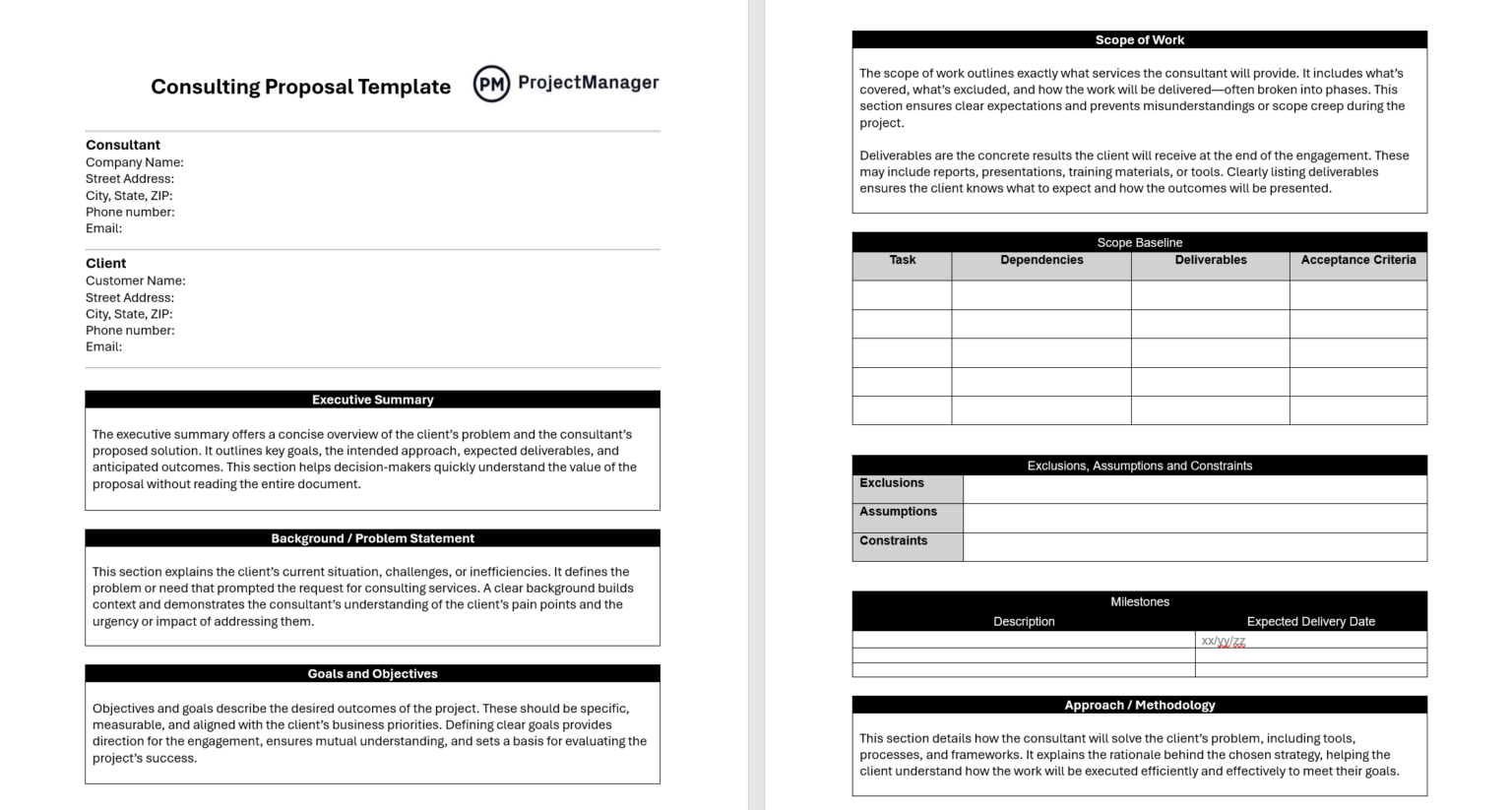15 Free Proposal Templates for Submitting Proposals
