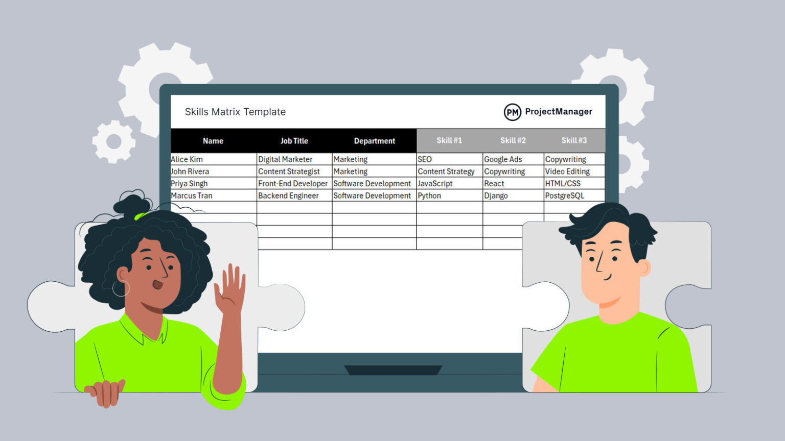 Skills Matrix Template for Excel (Free Download)