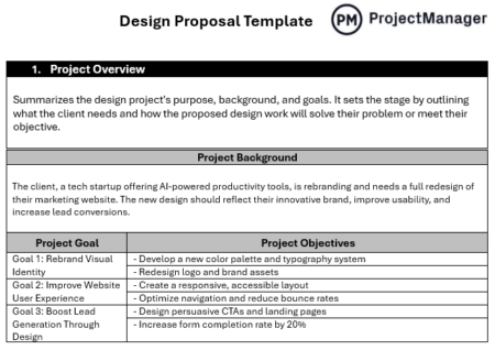 Design Proposal Template for Word (Free Download)