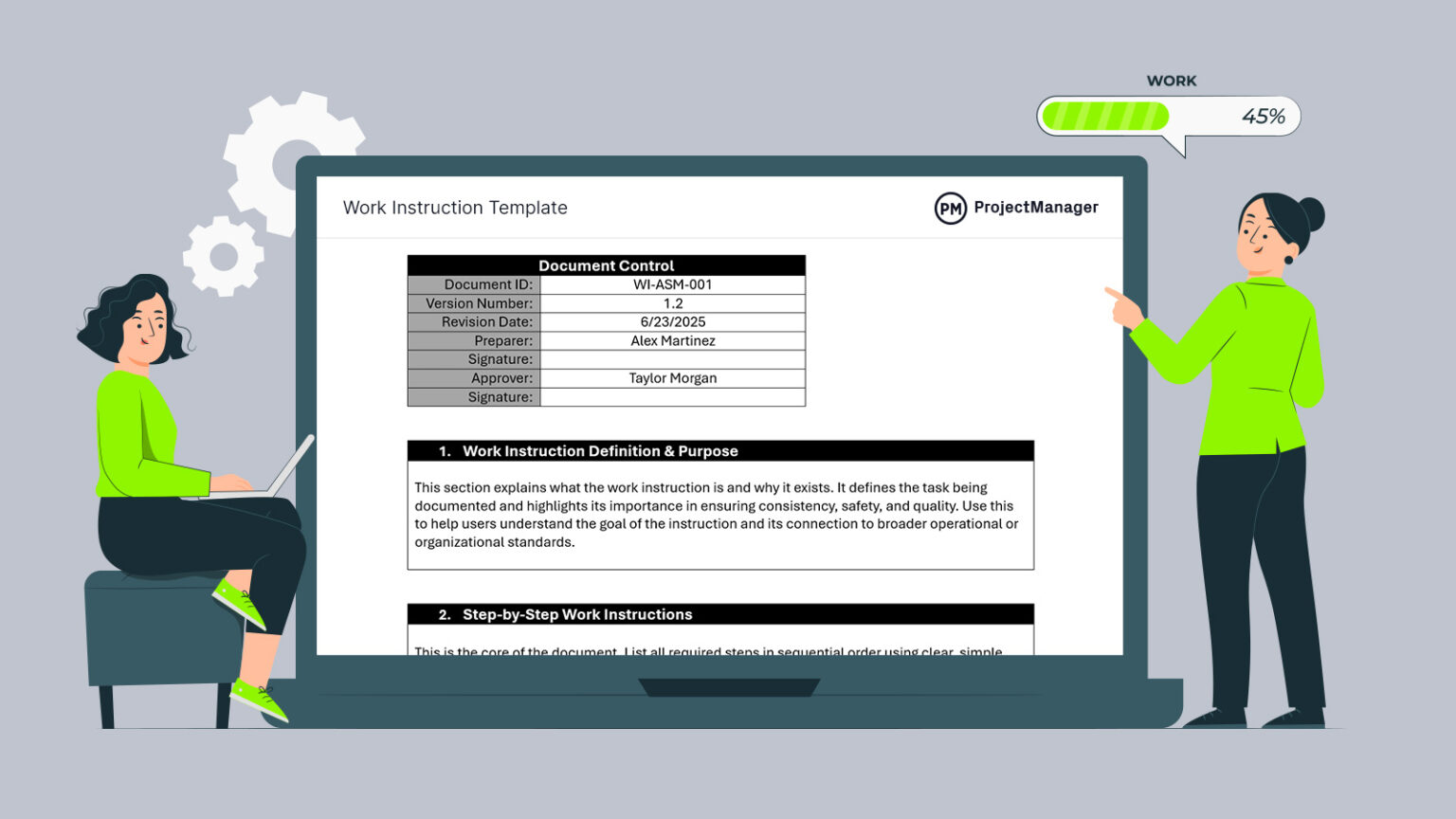 Work Instruction Template for Word (Free Download)