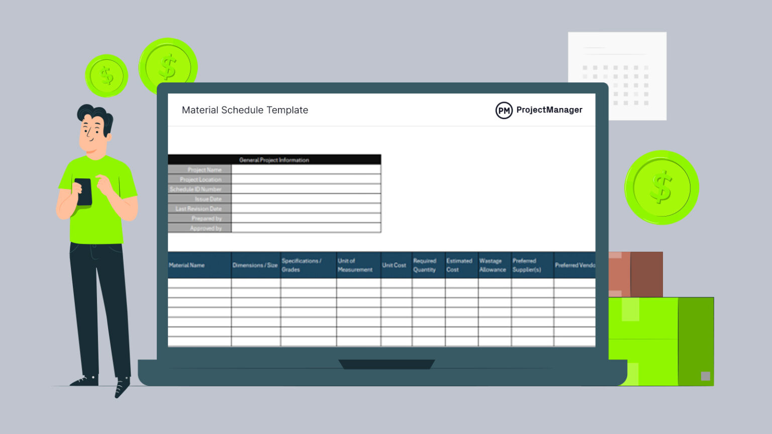 How to Make a Material Schedule for Construction - Artificial Note