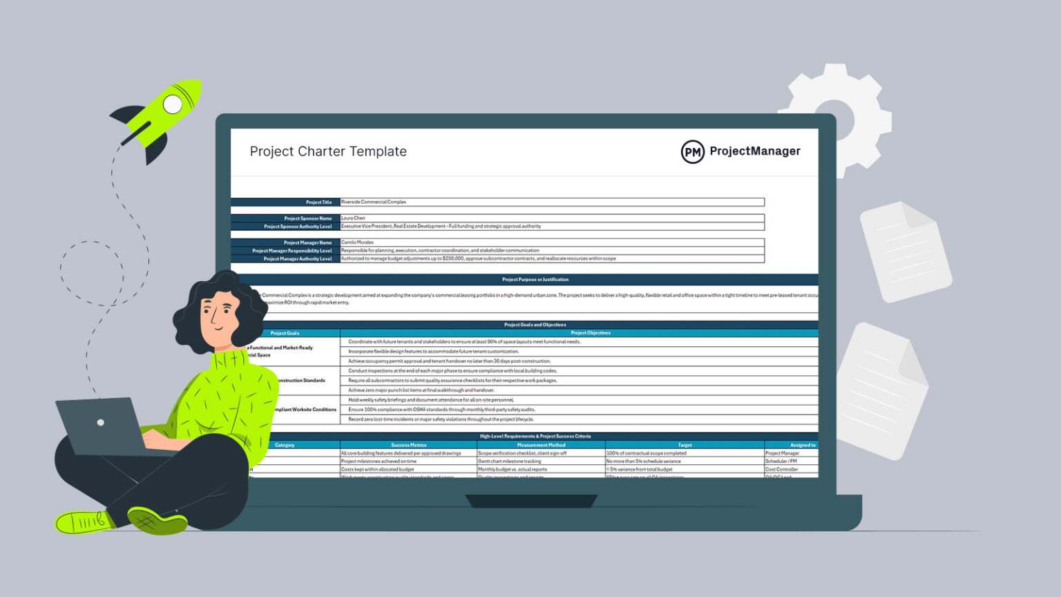 Project Charter Template for Excel - Free Download