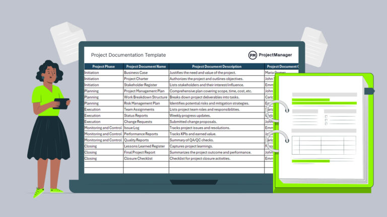 Project Documentation Template for Excel - Free Download