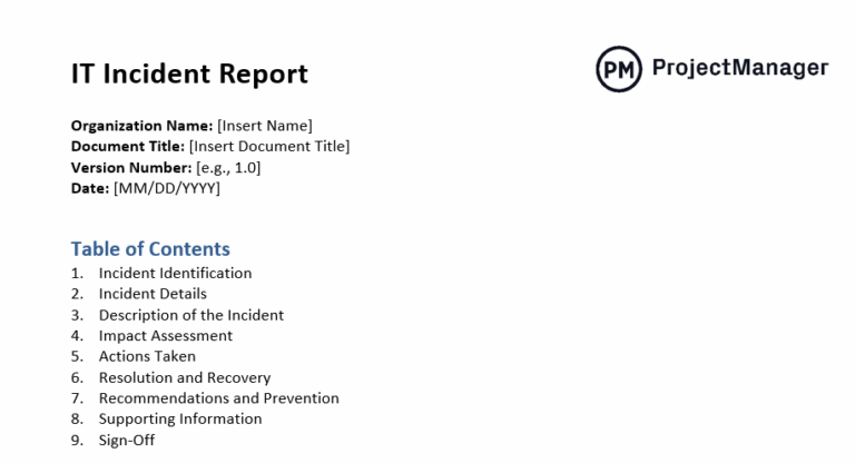 21 Free IT Project Management Templates for Excel, Word & More